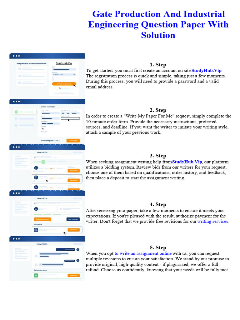 Gate Production and Industrial Engineering Question Paper With Solution ...