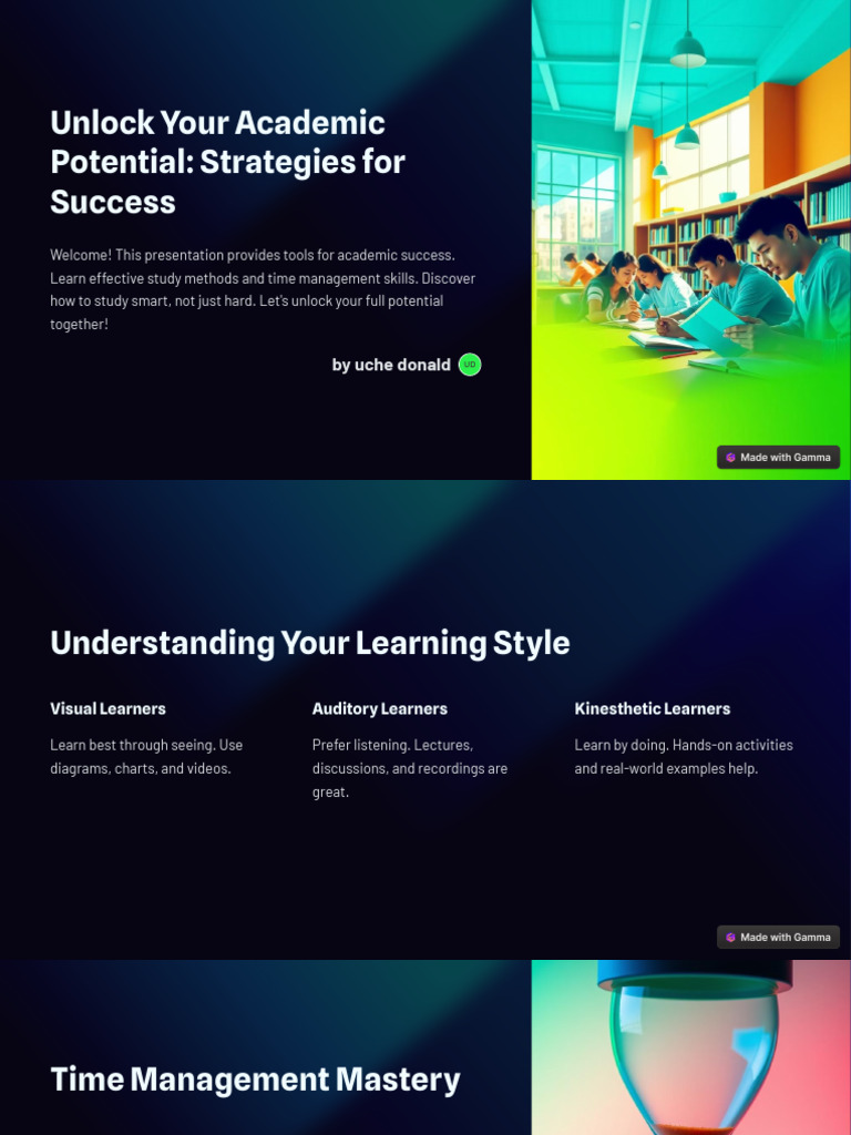 Unlock Your Academic Potential Strategies For Success | PDF | Mentorship | Professional Skills