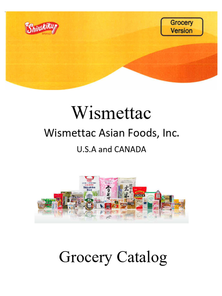 Wismettac Grocery Catalog | PDF