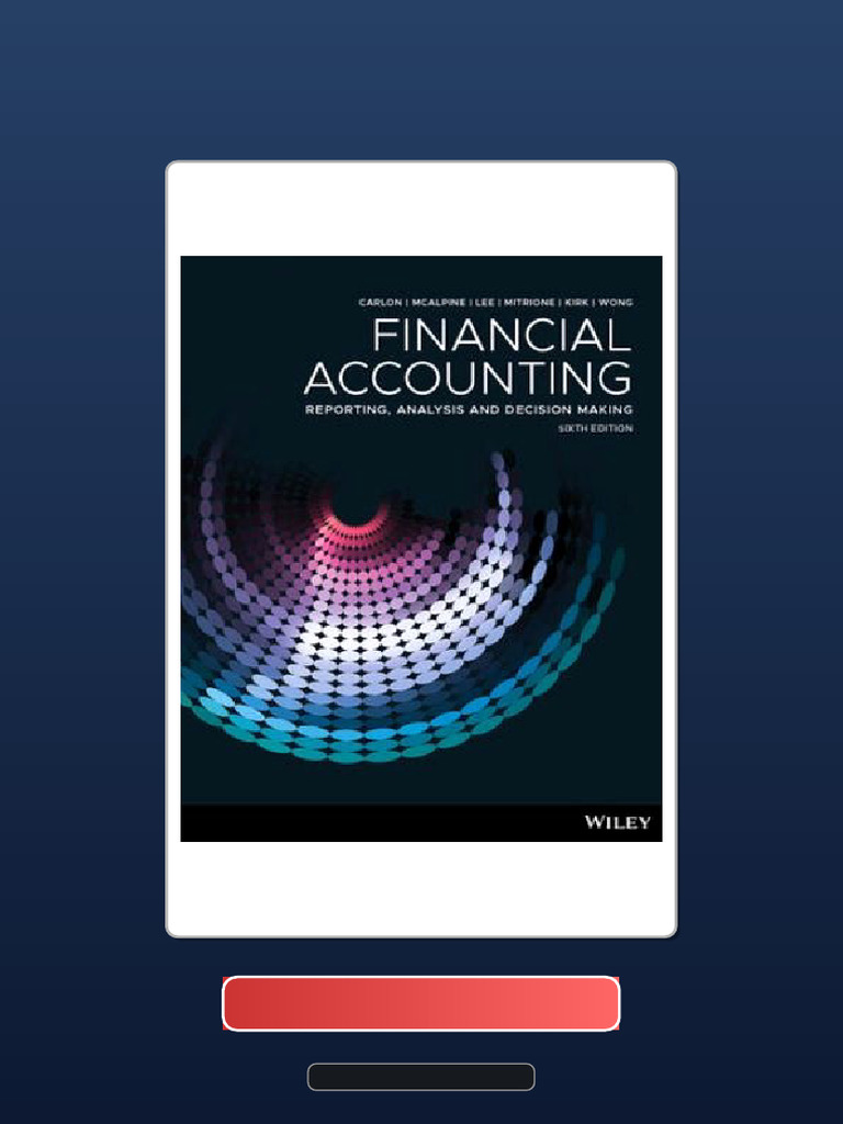 Financial Accounting Reporting And Analysis Decision Making 6th 4425