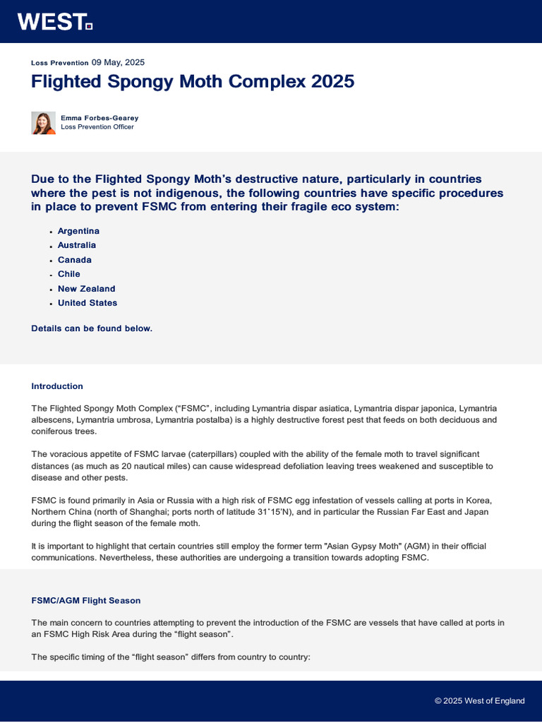 FSMC High Risk Season 2025 Guide | PDF