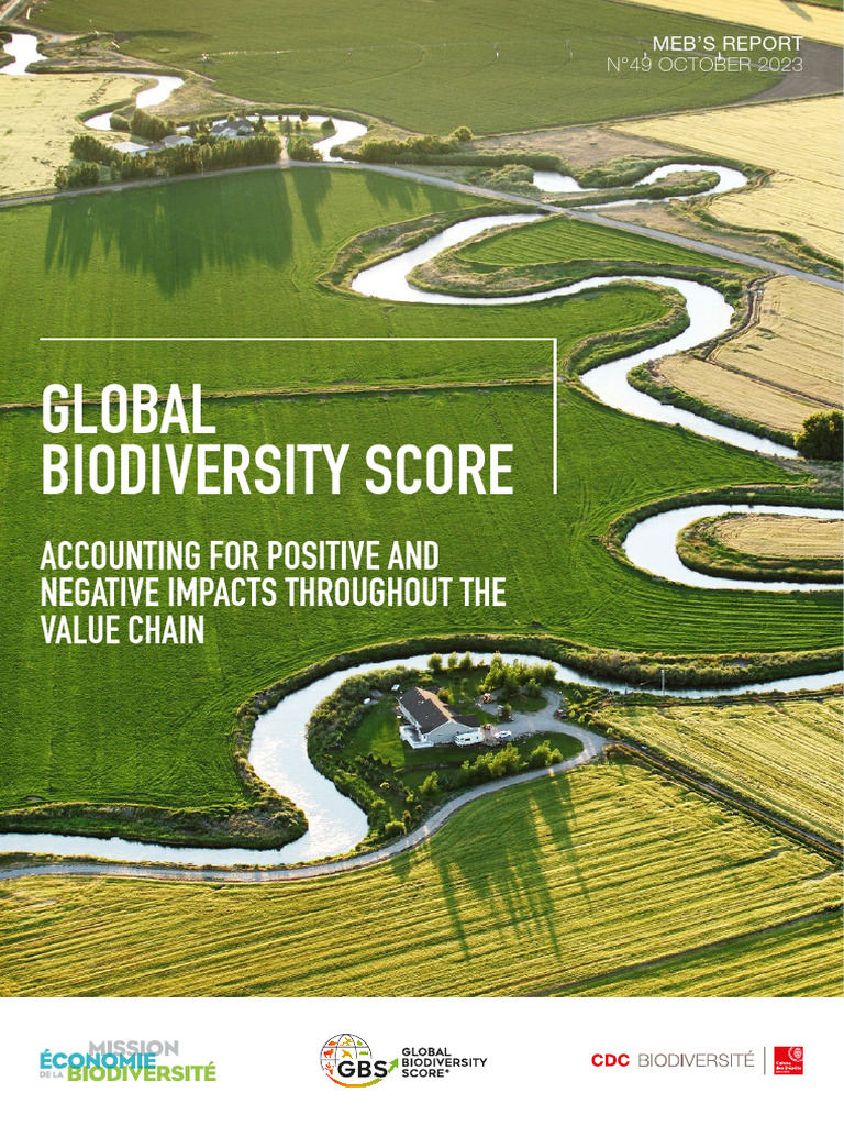 Global Biodiversity Score Report 2023 | PDF | Biodiversity | Wetland