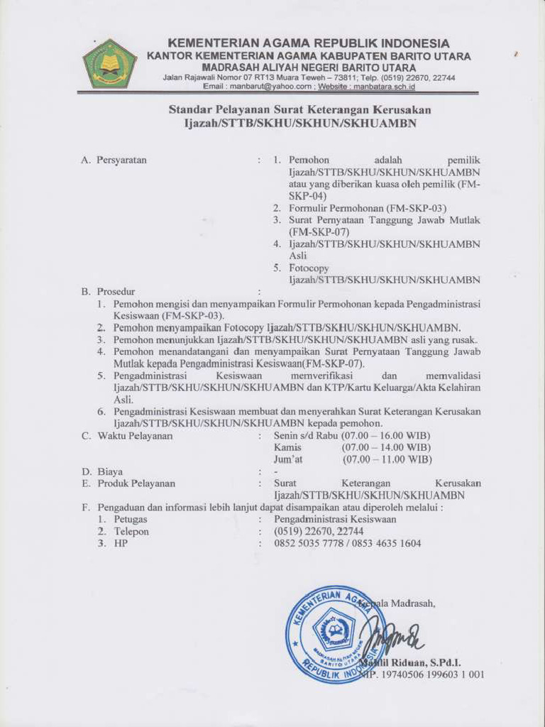 Contoh Skhu | PDF