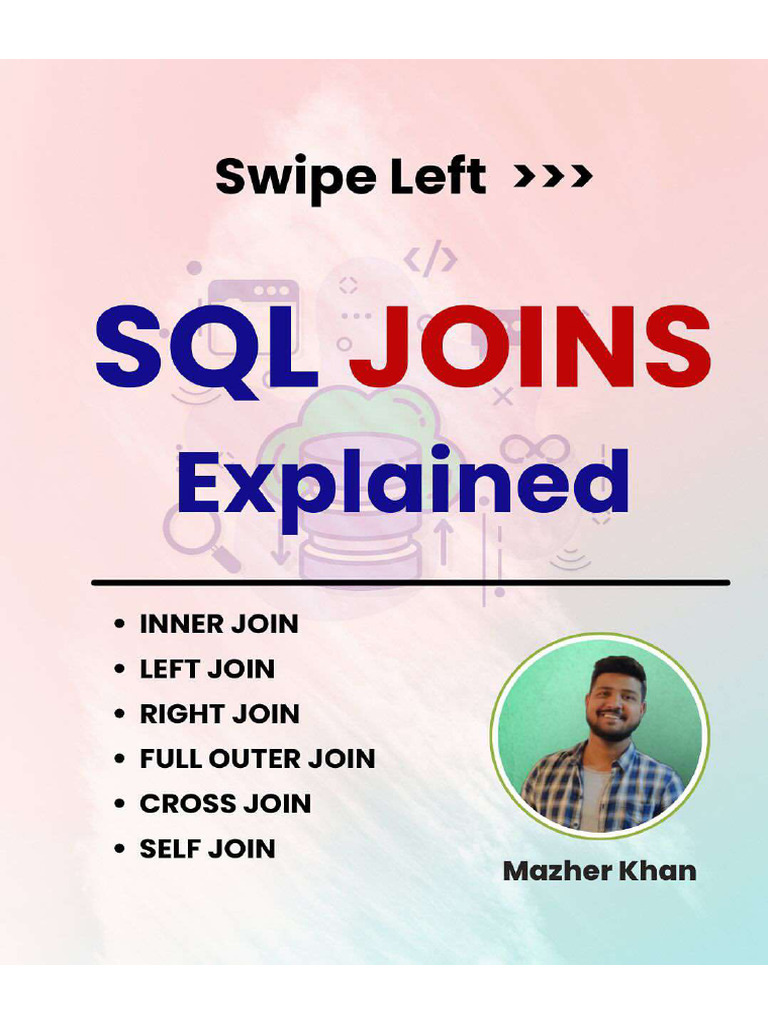 SQL Joins Explained | PDF