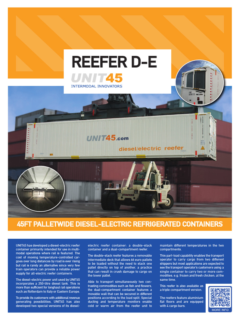Sheet UNIT45 Diesel-Electric Reefer 2024 | PDF | Transport | Freight ...