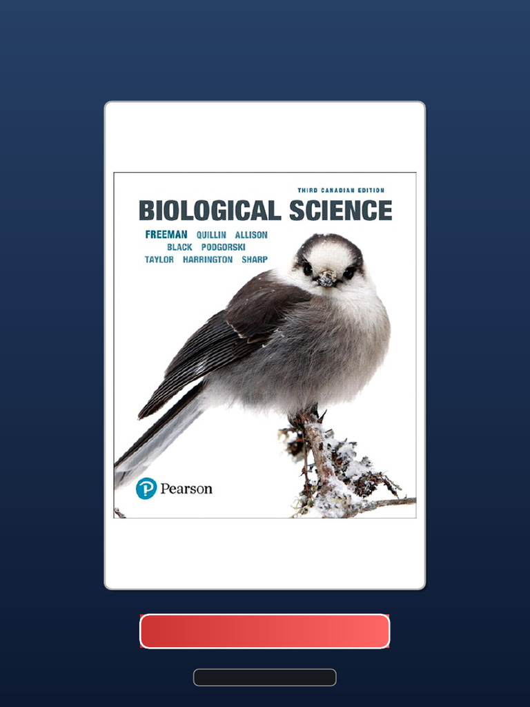 Biological Science 3rd Canadian Edition Scott Freeman Digital Access ...