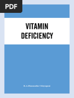 Vitamin Deficiency Chart | PDF