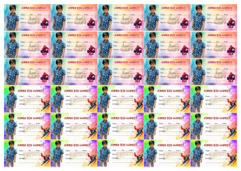 A3 PAGE SETUP - V2.0 - 30 NAME SLIPS - 20250625 - 130938 - 0000 | PDF