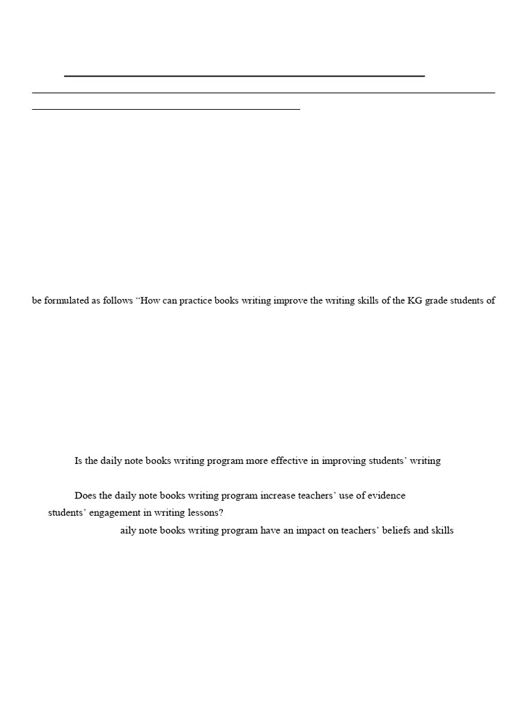 Improving KG Writing Skills with Practice | PDF | Teachers | Education ...