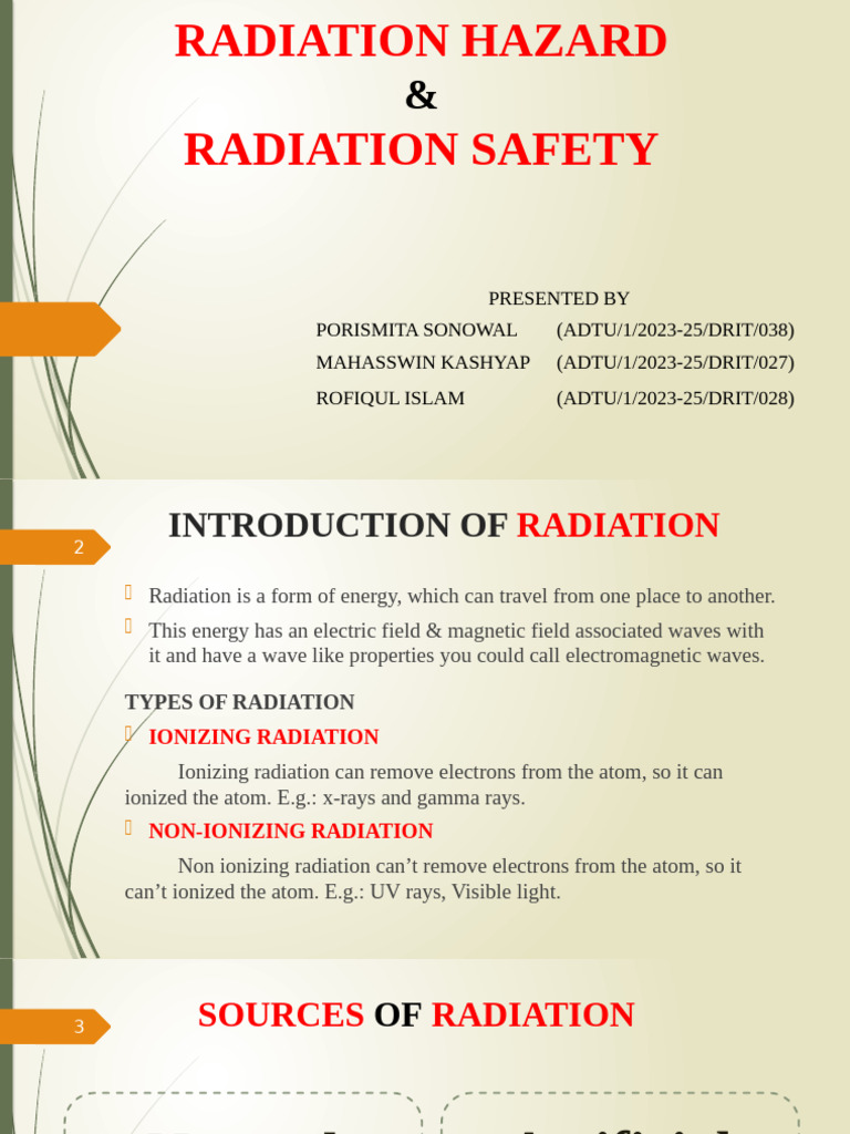 Understanding Radiation Hazards | PDF | Radiation Protection | Radiation