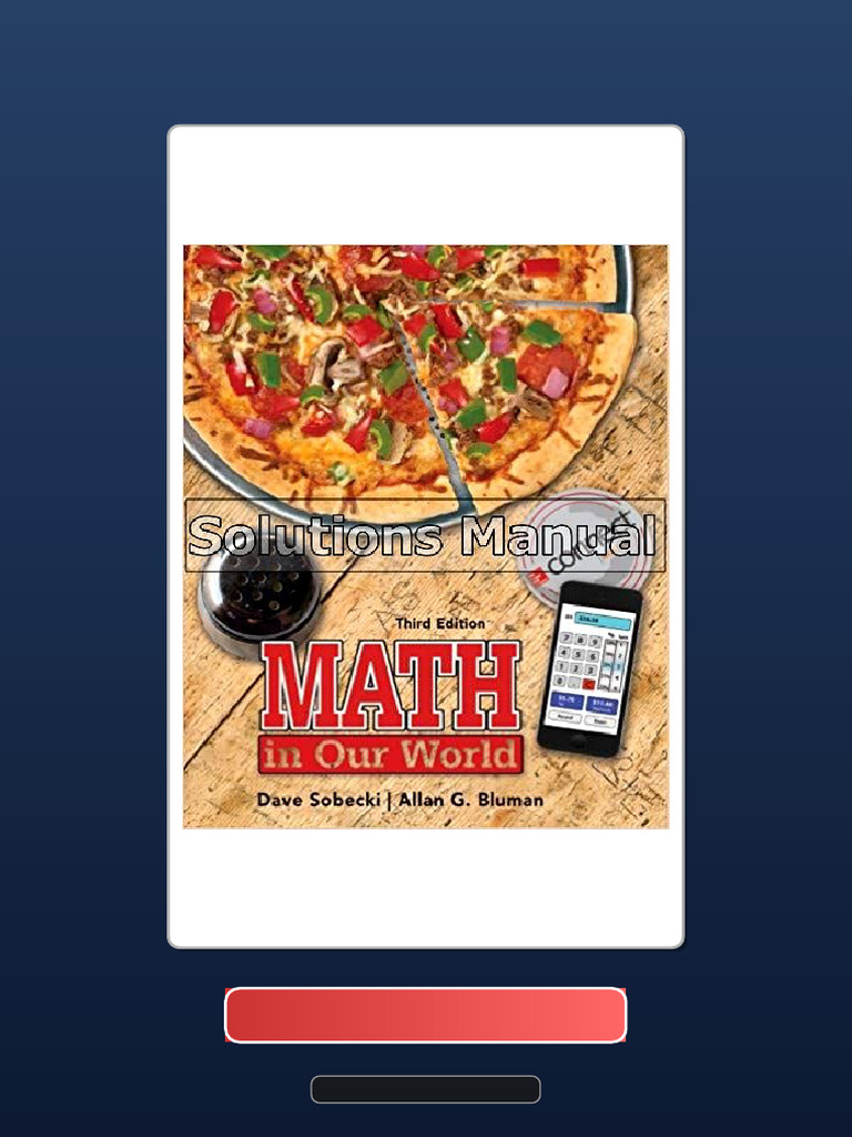 Complete Bundle Math in Our World 3rd Edition Sobecki | PDF ...