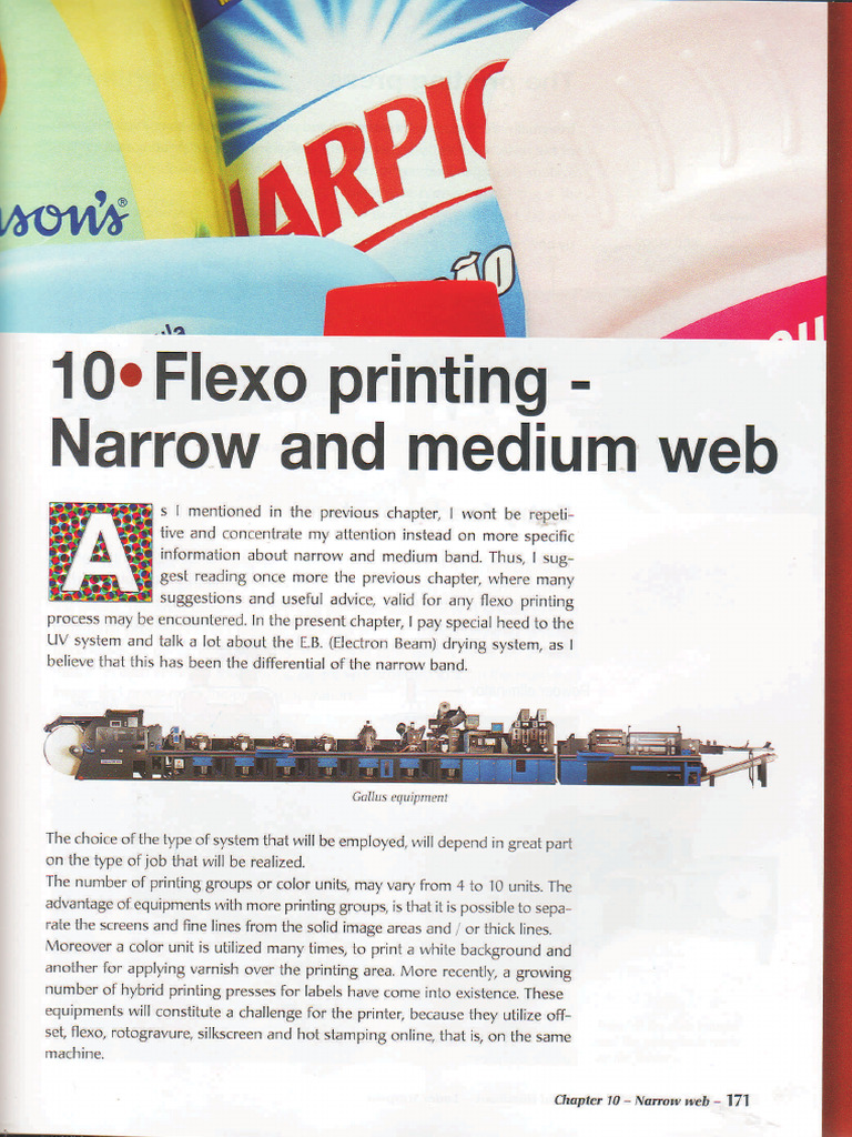 10-Flexo Printing-Narrow and Medium Web | PDF