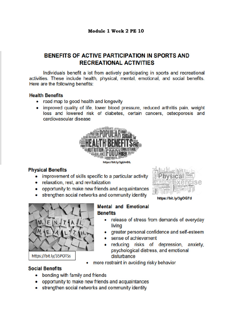Module 1 Week 2 PE 10 | PDF