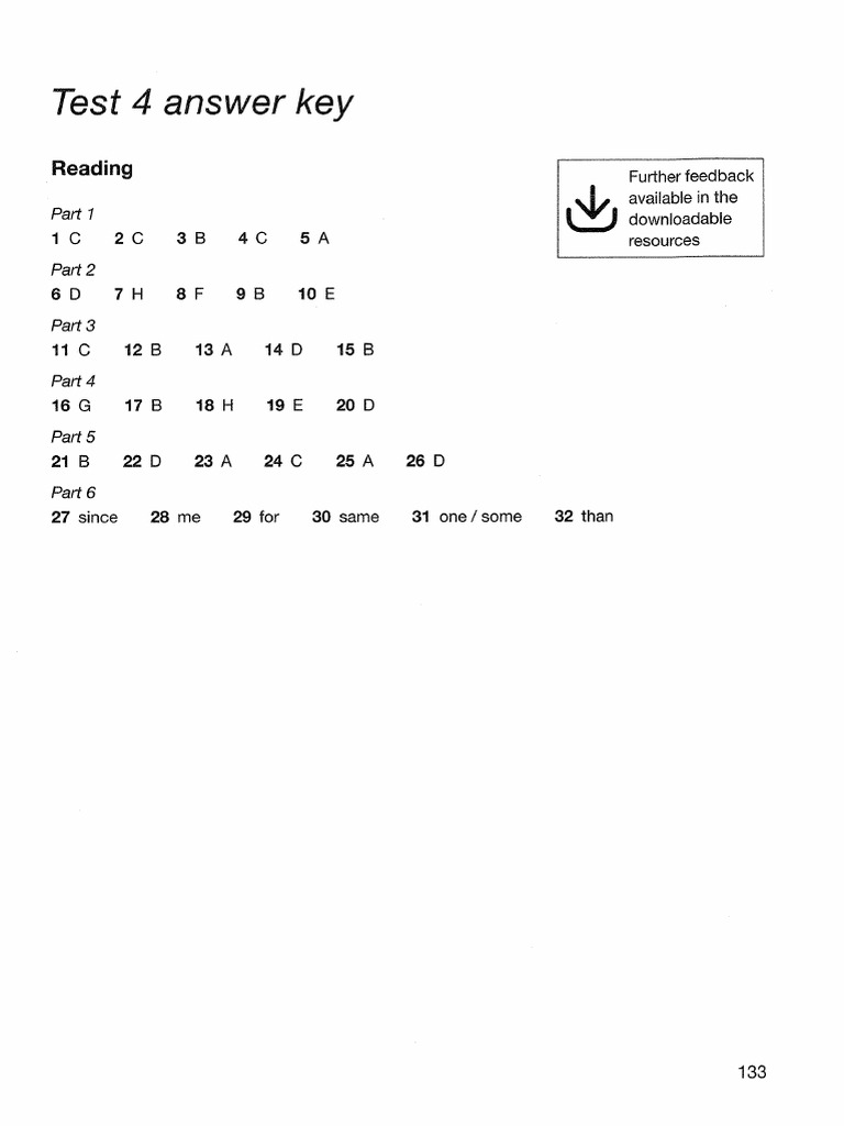 Answer Key | PDF
