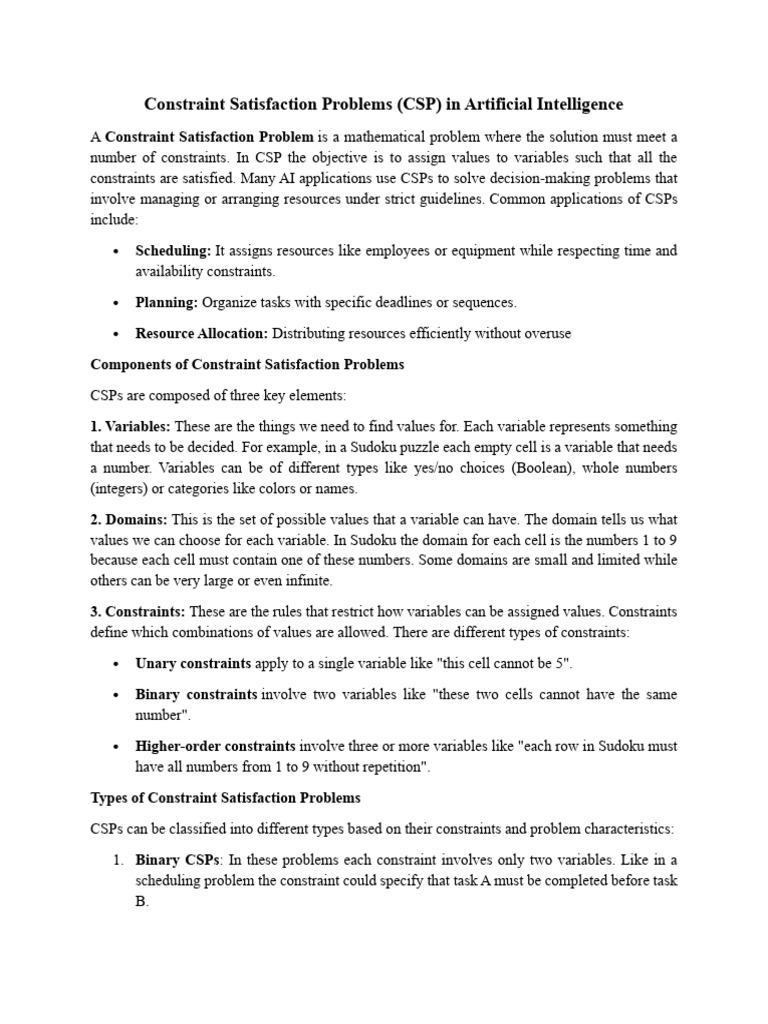 Artificial Intelligence Week 6 | PDF | Applied Mathematics | Computer ...