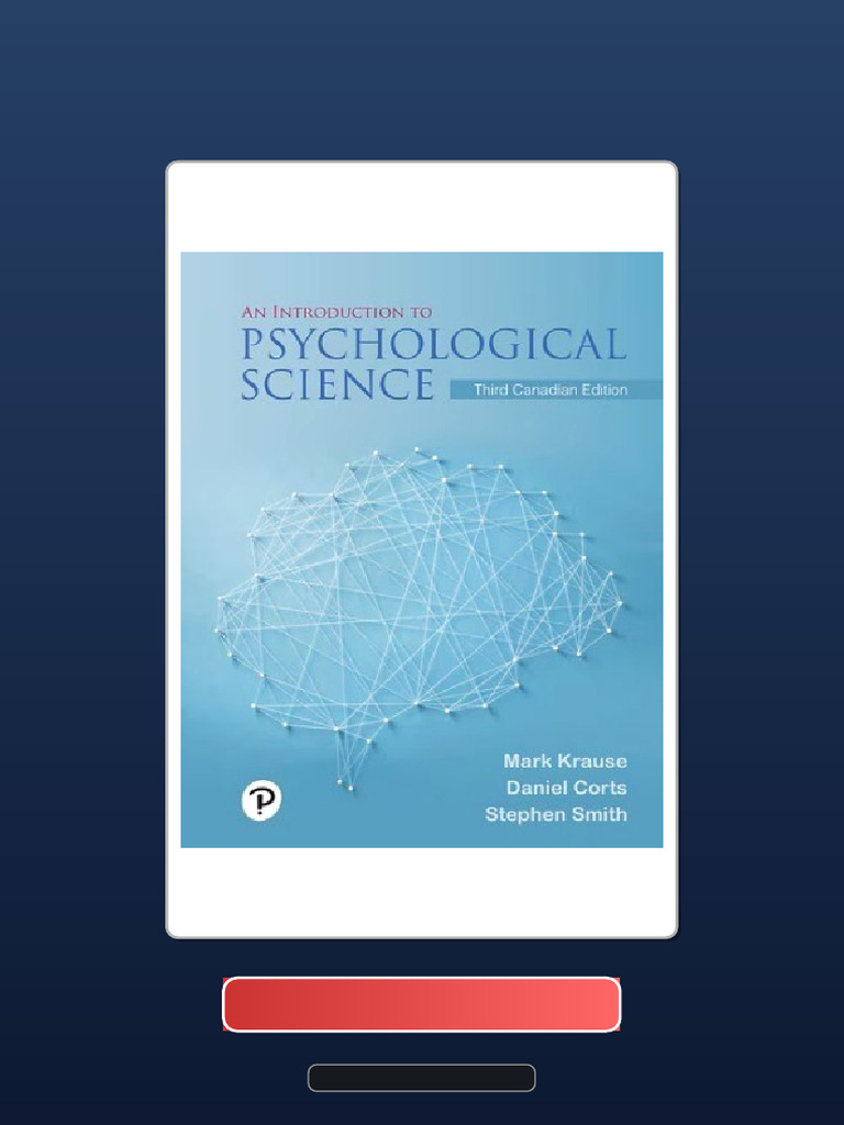 Complete Bundle An Introduction To Psychological Science 3rd Canadian ...