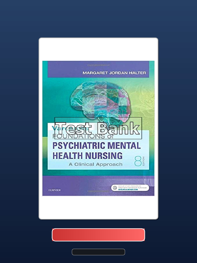 Varcarolis Foundations of Psychiatric Mental Health Nursing A Clinical Approach 8th Edition ...