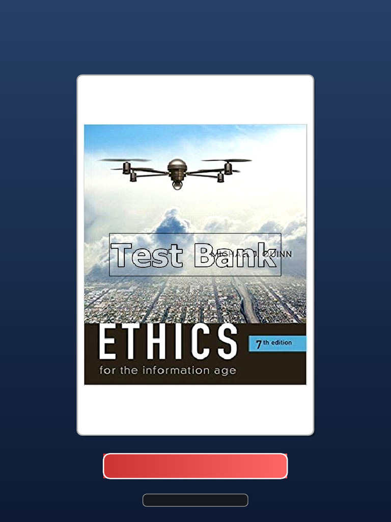 Ethics For The Information Age 7th Edition Quinn Digital Access | PDF ...
