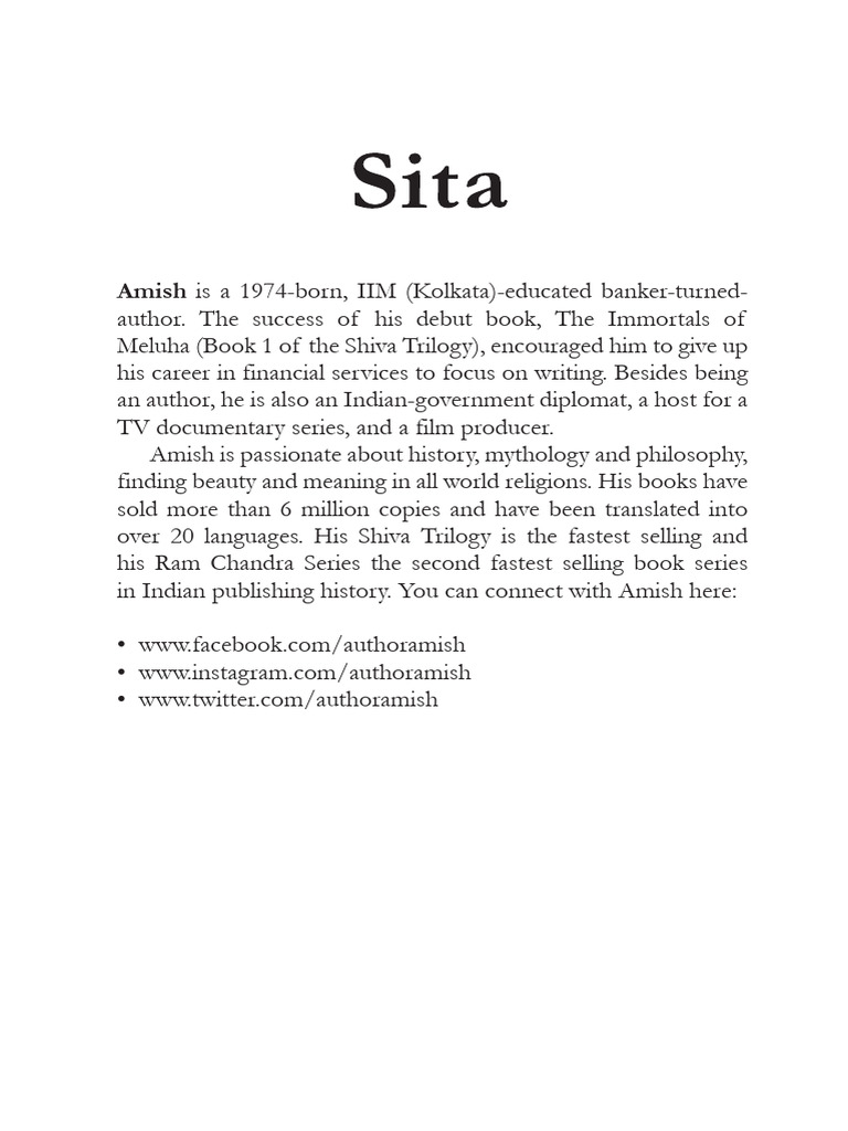 Tripathi Sita 25688 in v18 | PDF