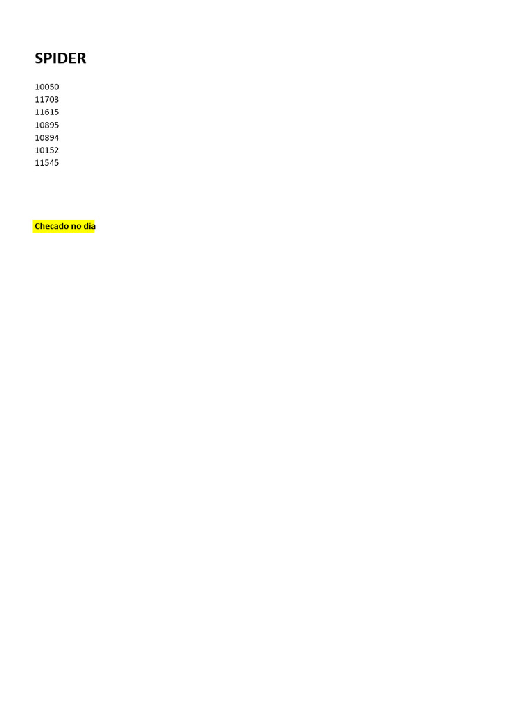 Cria Gica - Produtos em Falta - XLSX - Spider | PDF