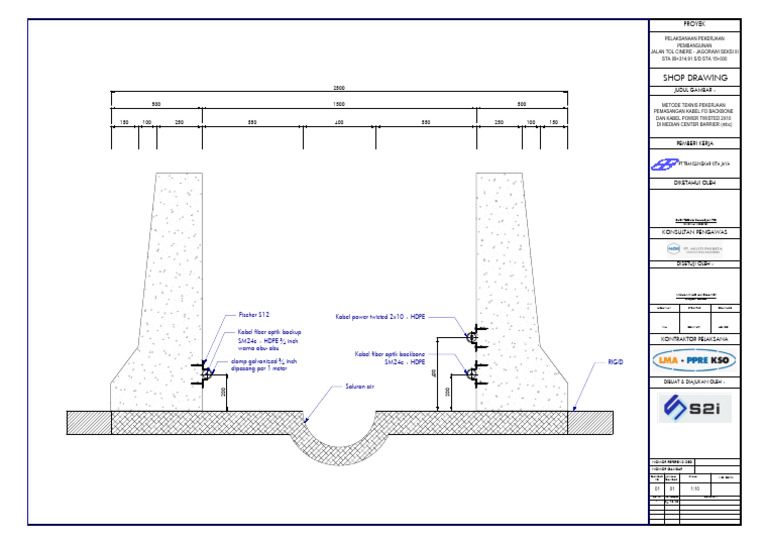Teknis Instalasi Kabel FO Backbone MCB Cijago | PDF