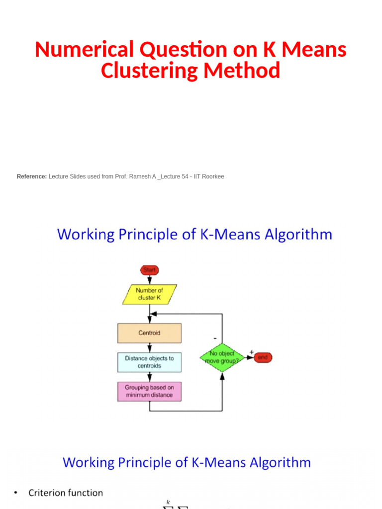 K Means Clustering Numerical | PDF | Cluster Analysis | Machine Learning