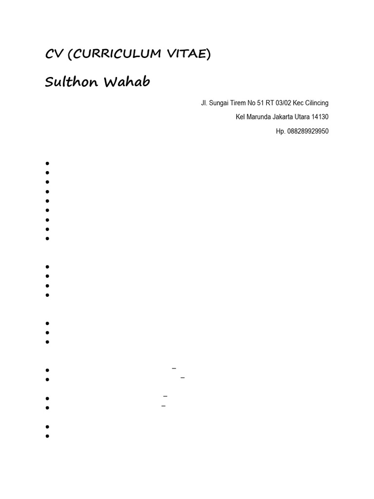 CV Sulton | PDF