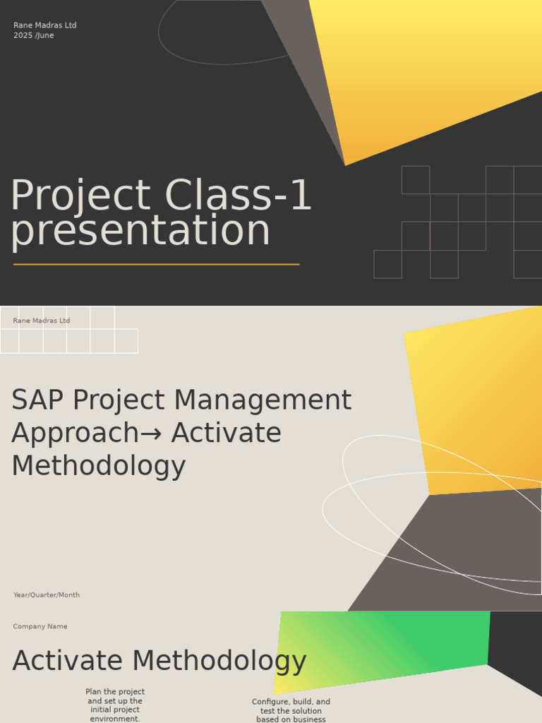 Project Class-1 Presentation | PDF | Computing | Information Technology