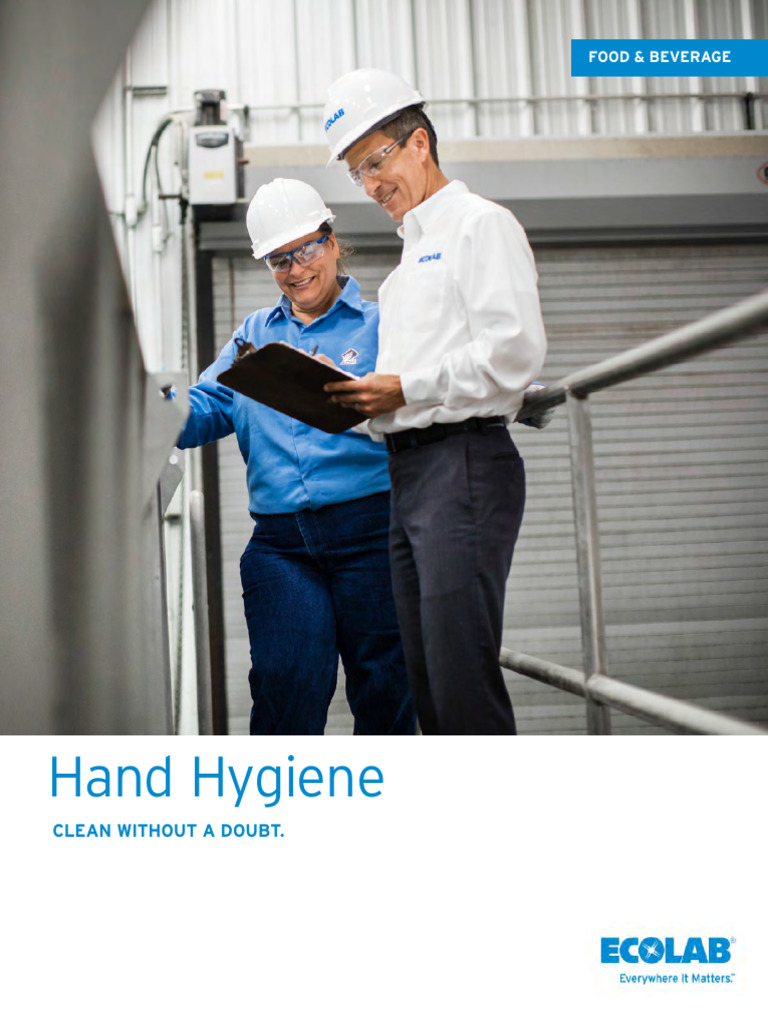 Ecolab Hand Hygiene Guide | PDF | Hand Washing | Microbiology