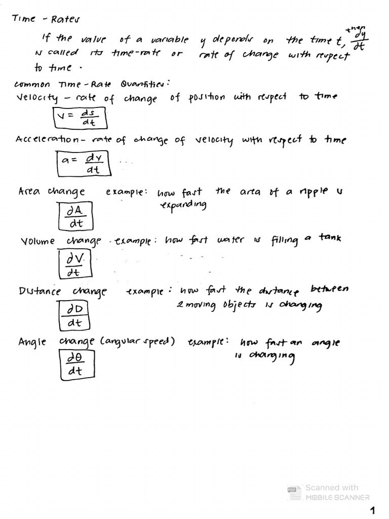 Time 20 Rates 20 Formula | PDF