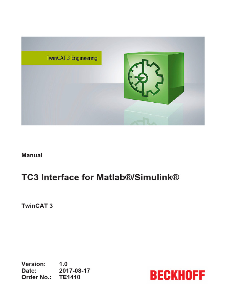 TE1410 TC3 Interface Matlab En | PDF | Parameter (Computer Programming) | Matlab