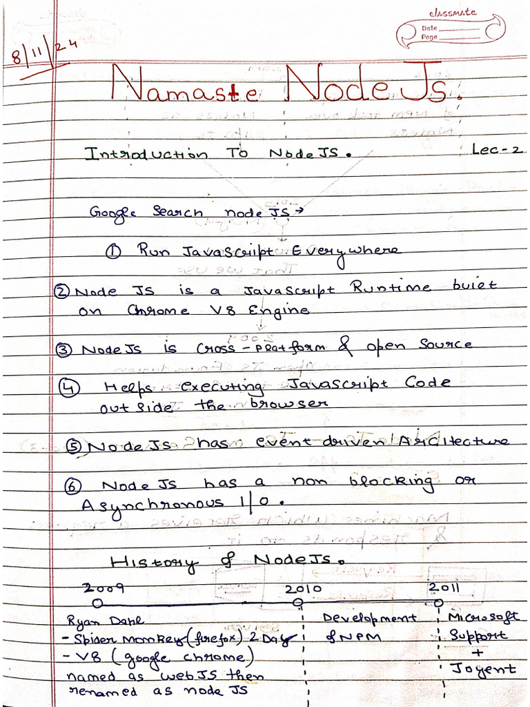 Introduction To NodeJS | PDF