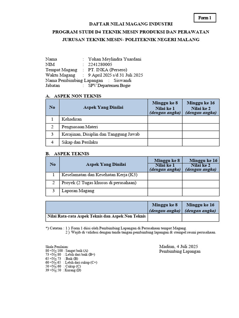 Form 124 Rev Final - Copy-1 | PDF