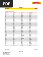 DHL Zone List-New | PDF