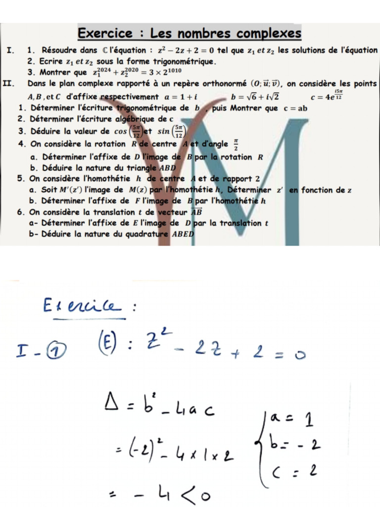 Exercice Complexe | PDF