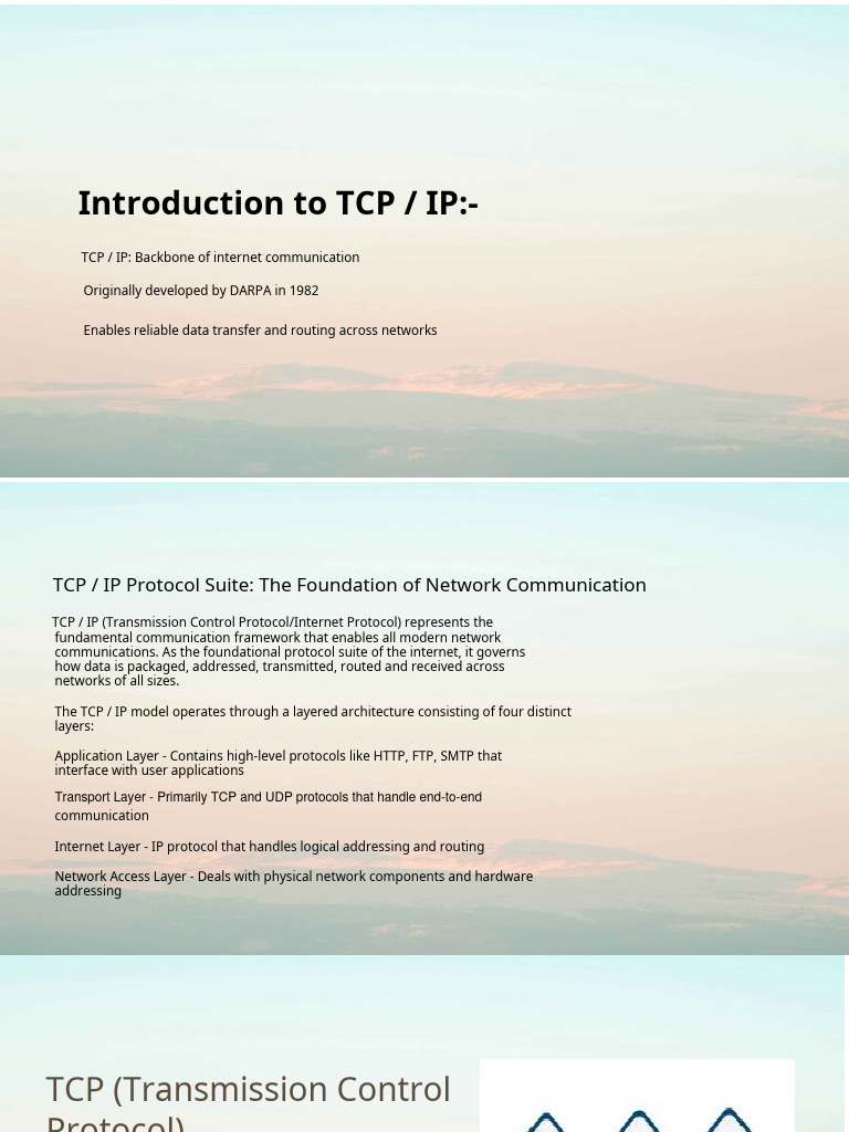 TCP Transmission Control Protocol Right PDF | PDF | Internet Protocol ...