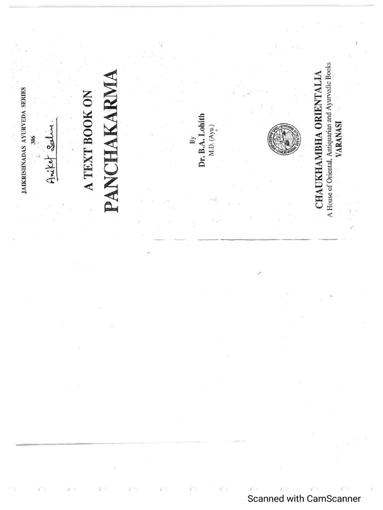 Panchakarma by Dr.B.a.lohiTH | PDF