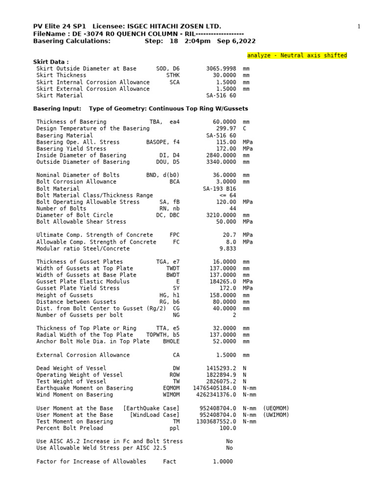 Analyze - Neutral Axis Shifted | PDF | Mechanical Engineering | Applied ...