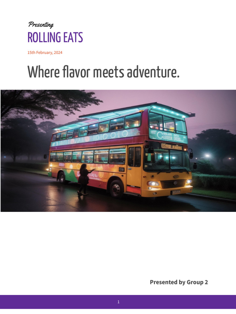 How To Make A Moving Restaurant | PDF | Hamburgers | Restaurants