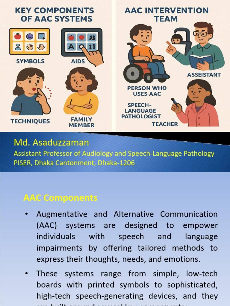 Key Components of AAC | PDF | Human Communication | Cognition