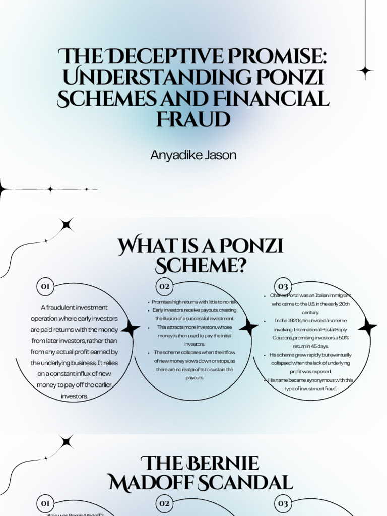Understanding Ponzi Schemes and Financial Fraud | PDF | Ponzi Scheme | Investing