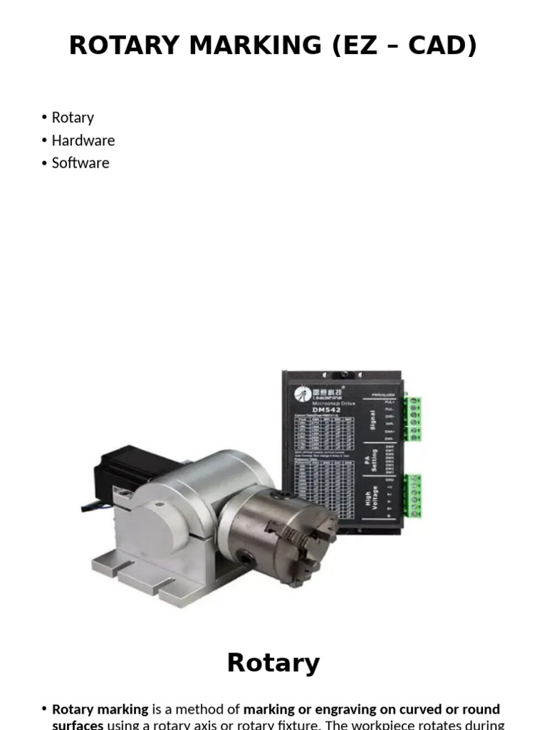 Ez Cad Rotary Setting | PDF