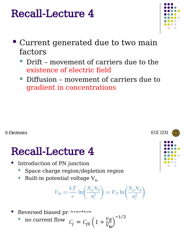 Piecewise Linear Diode Analysis | PDF | P–N Junction | Diode