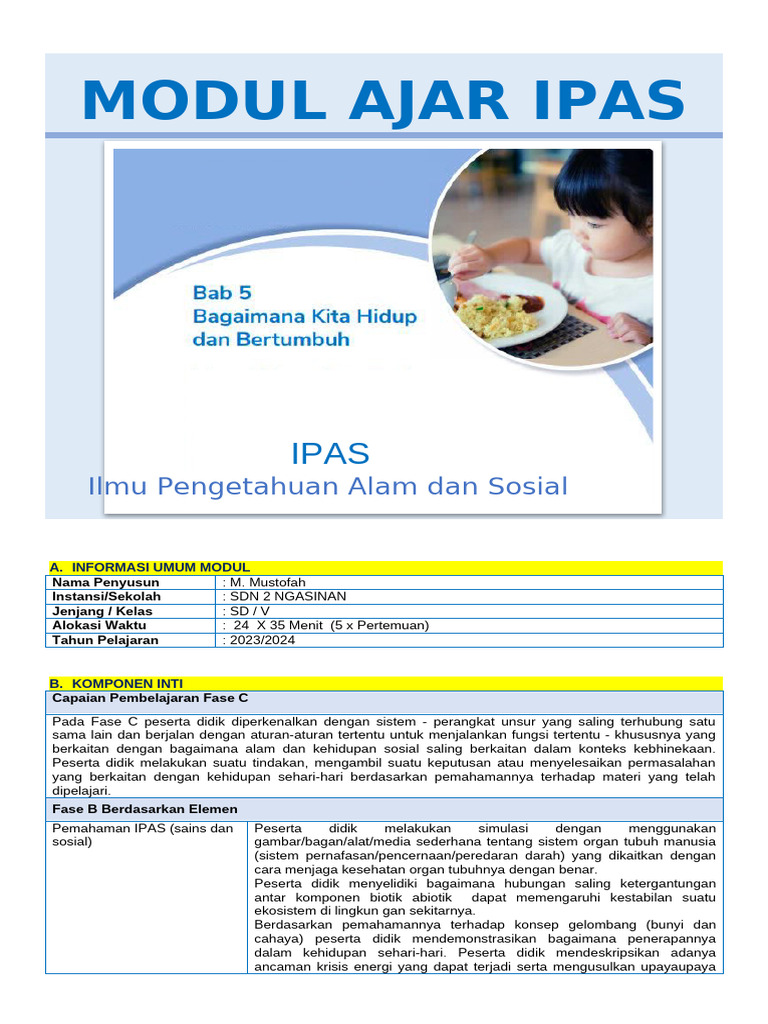BAB 5 - MA IPAS Kls 5 | PDF