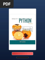 Starting Out With Python 4th Edition by Tony Gaddis | PDF | Computer Programming | Multiple Choice