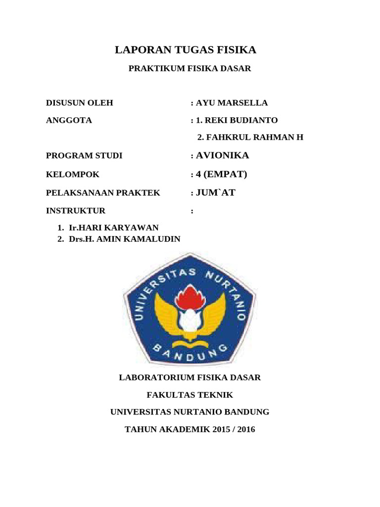 Contoh Praktik Fisika Dasar | PDF