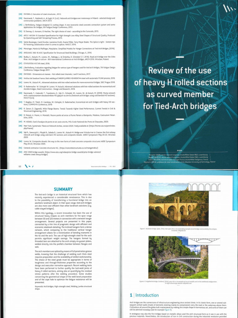 ° Boogbrug Gewalste Ligger Boog - CM | PDF | Truss | Bridge