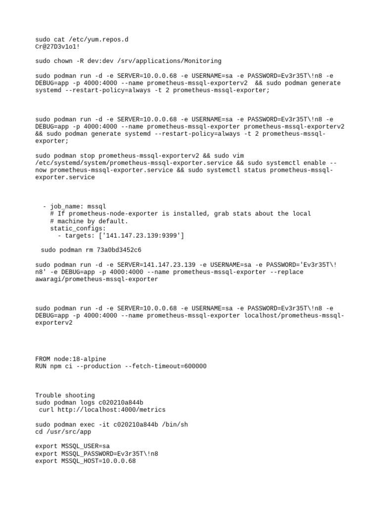 Prometheus Setup | PDF