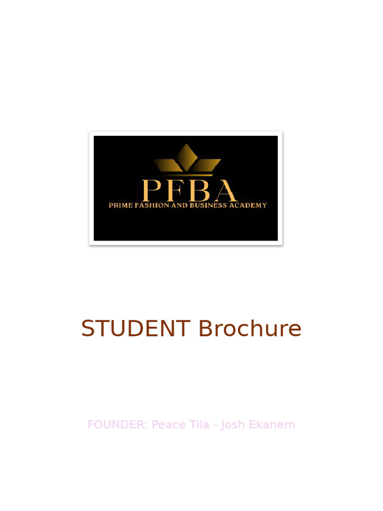 Pfba Brochure 4 | PDF | Blouse | Skirt