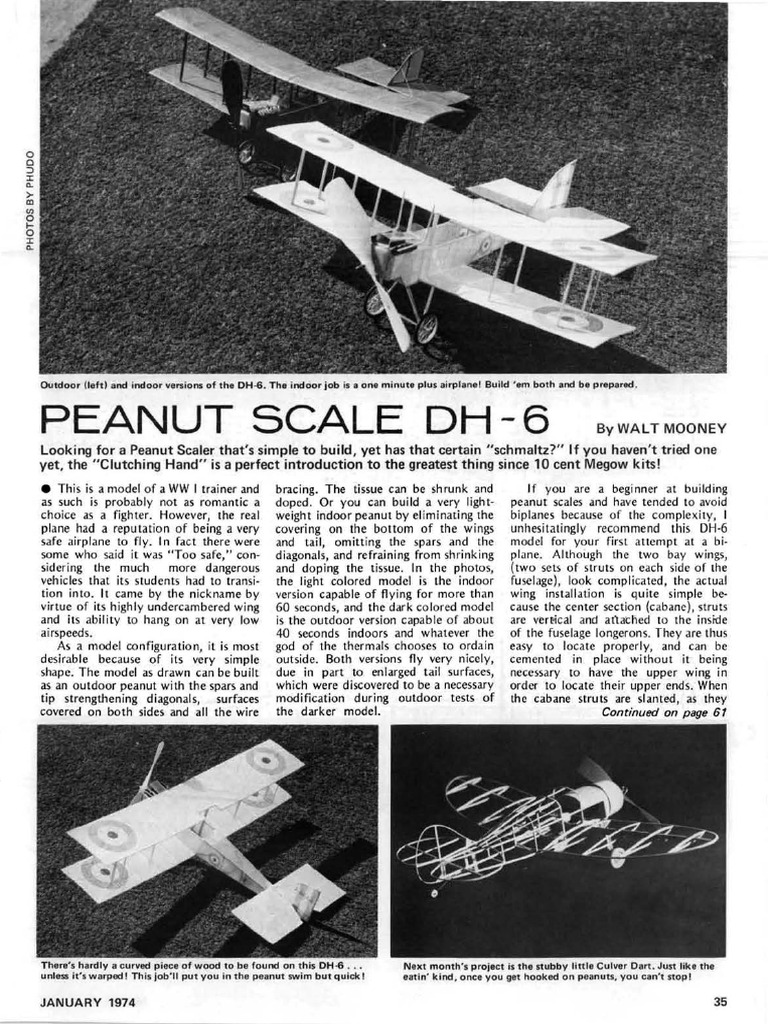 De Havilland DH6 Oz12342 Article | PDF | Aircraft | Aviation